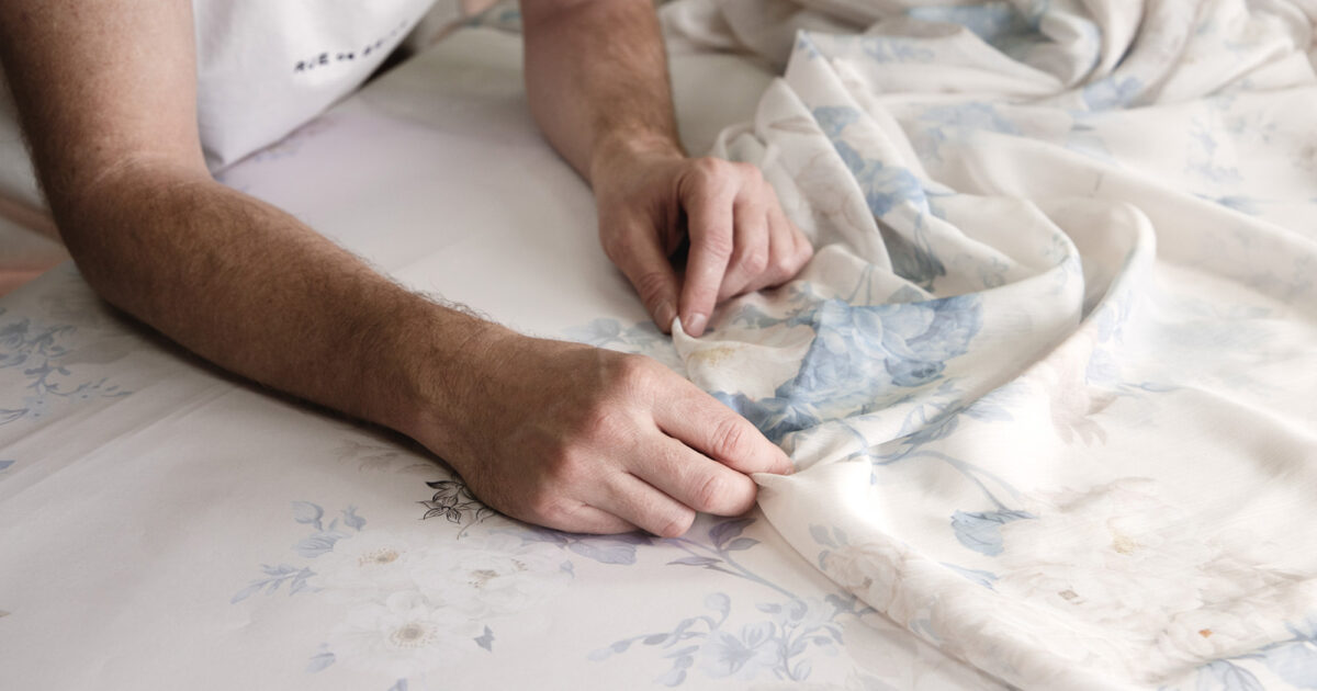 Fabric Stories: The Blue Rose Print | Rue de Seine